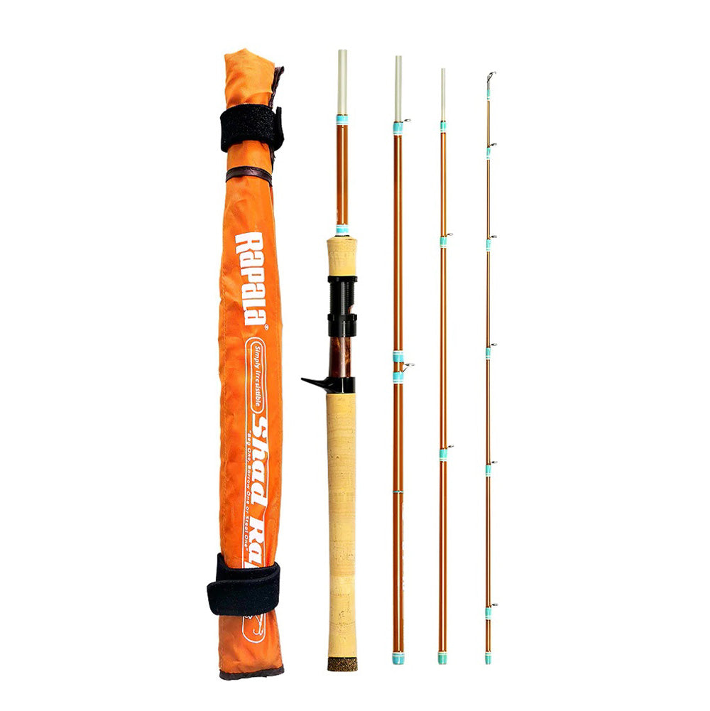 Rapala Shad Rap Classic Fiberglass Travel Baitcast Rod — Al Marfaa ...