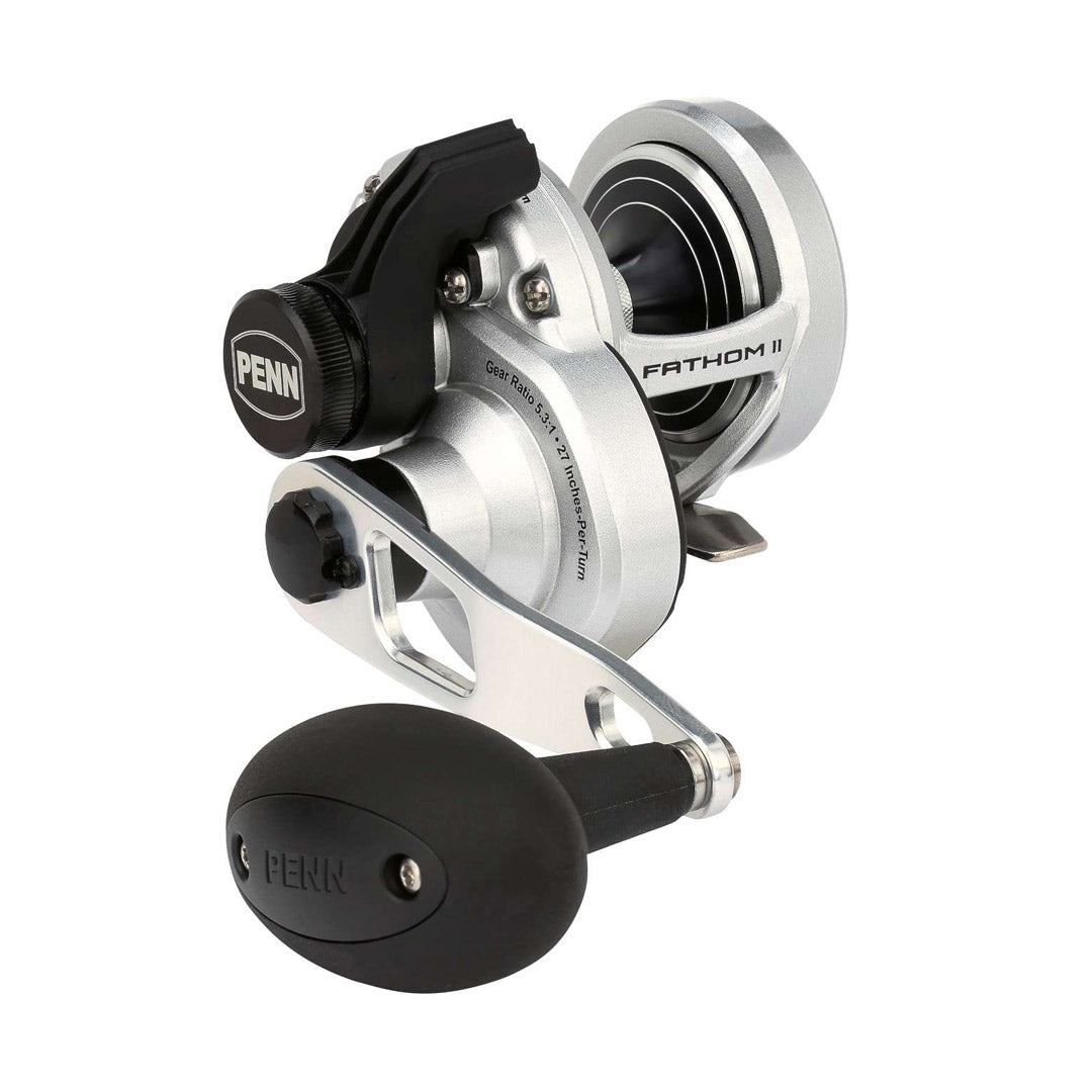 PENN Fathom® II 25N Lever Drag 2 Speed Left Hand Conventional Reel — Al ...